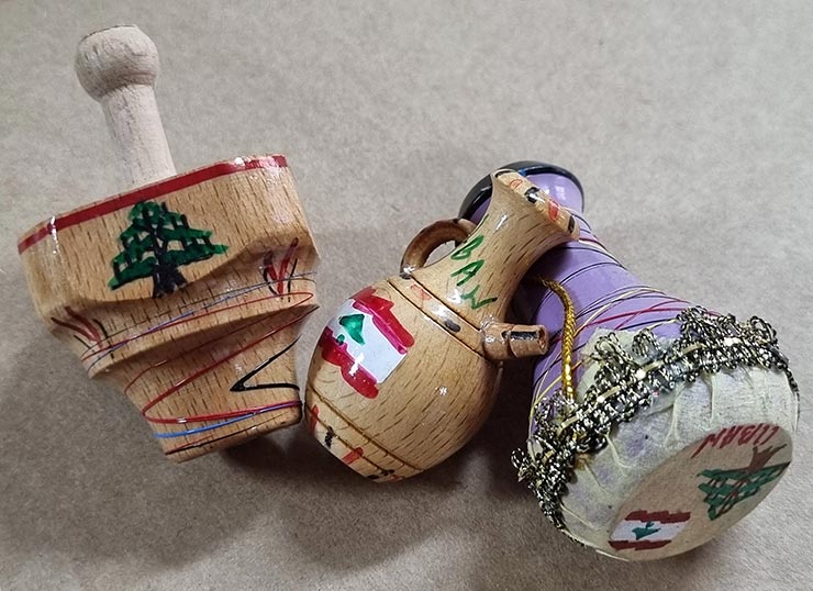 souvenir magnets mortar ibrik derbakeh darbuka magnet souvenirs